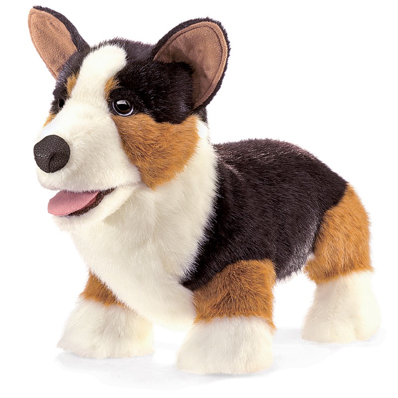 Kids Hand Puppet Toy Folkmanis Mini Dog Finger Puppet - Realistic ...