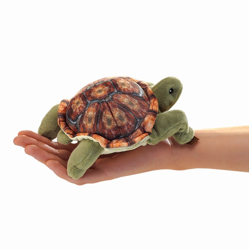 Mini Tortoise Finger Puppet | Folkmanis