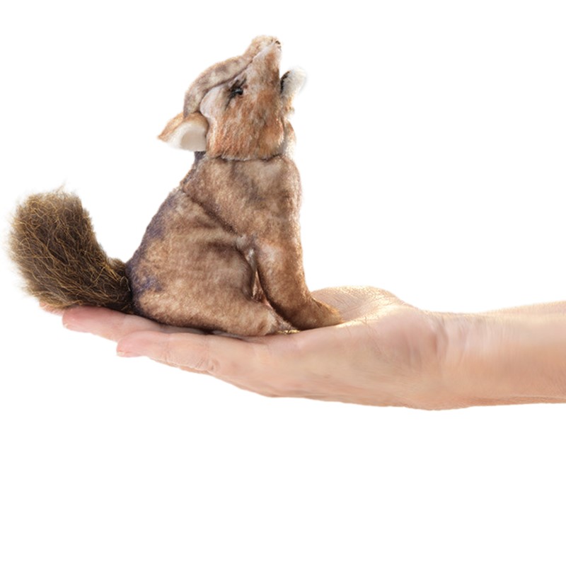 Mini Coyote Finger Puppet | Folkmanis